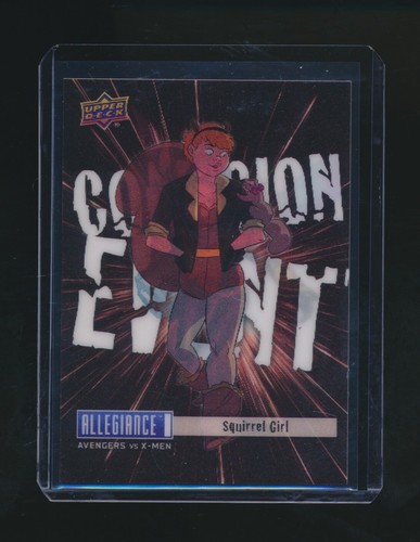SQUIRREL GIRL VS. PIXIE 2022 UPPER DECK MARVEL ALLEGIANCE COLLISION ...