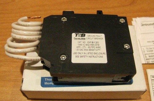 GFB120 Thomas Betts Eaton Cutler Hammer GFCB120 gftcb120CS 1 pole 20 ...