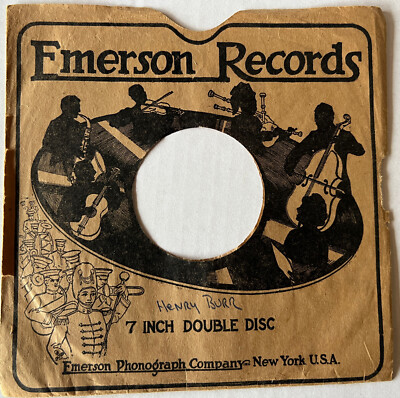 EMERSON RECORDS "7 Inch Double Disc" RARE! 1920s JAZZ/Popular 7" 78rpm ...