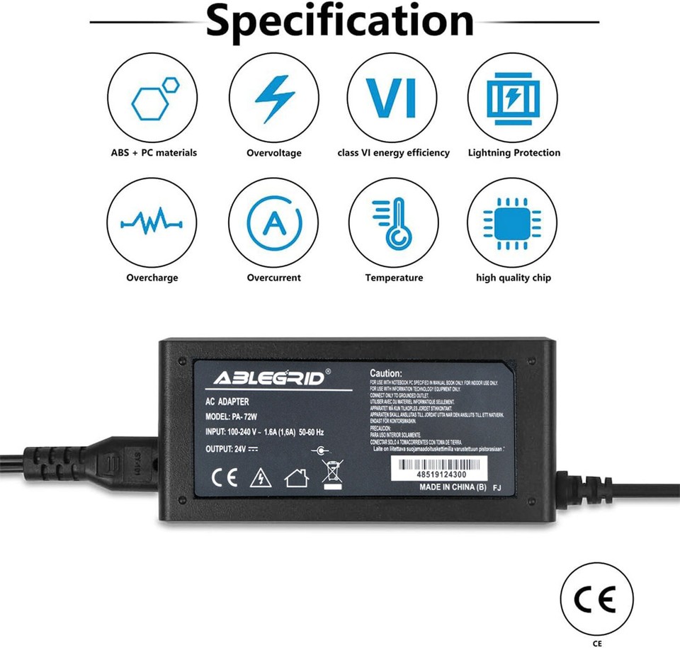 24V Adapter Charger For Canon SELPHY CP1500 CP820 CP810 CP1000 2234C001 ...