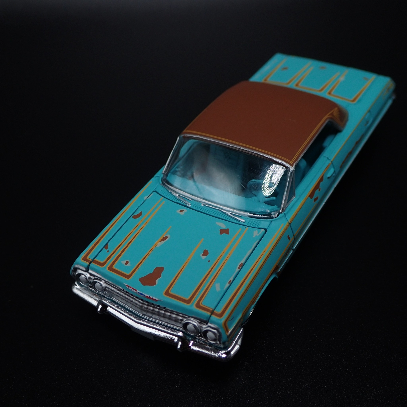 1963 63 CHEVY CHEVROLET IMPALA PATINA 1:64 SCALE DIORAMA DIECAST MODEL ...