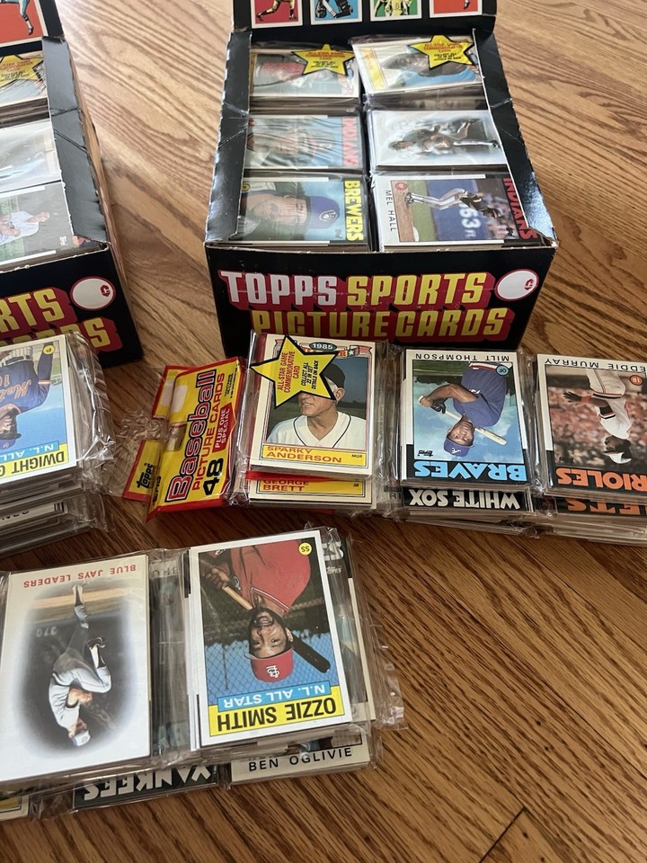 1986 Topps Rack Packs! Fresh From Case! Loaded With HOFers | eBay