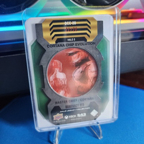2024 UD Halo Legacy Collection Cortana Master Chief Chip Rampancy #21/ ...