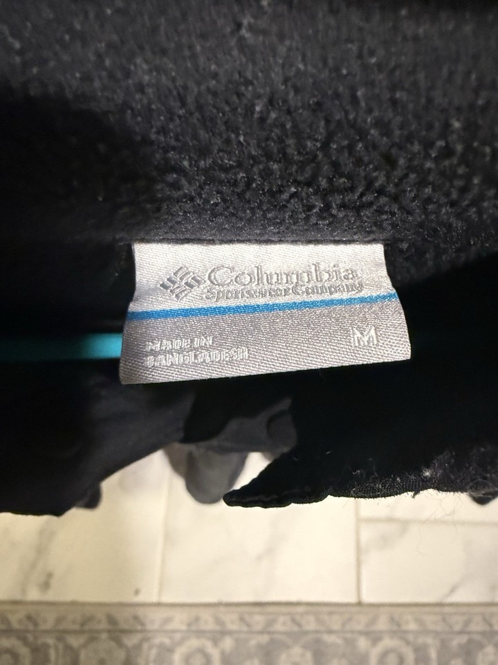 Columbia Men's Black Button-Up Sweater | eBay