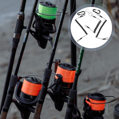 Fishing Rod Tether 3Pcs Retractable Lanyard For Safe Fishing Gear ...