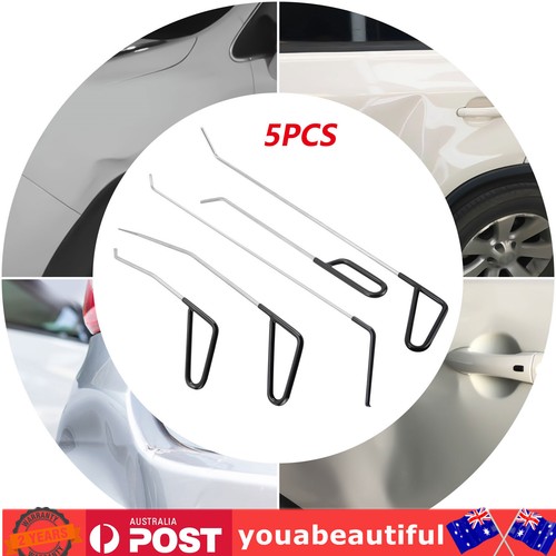 5Pack PDR Rods Tools Car Auto Door Paintless Hail Dent Repair Removal ...