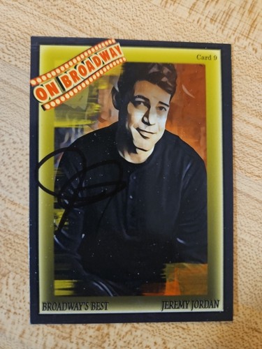 Jeremy Jordan Custom Signed Card - Broadway's Best | eBay