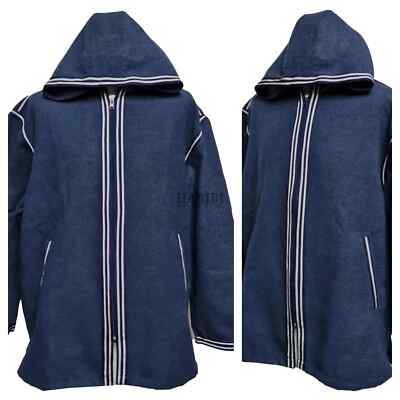 Unisex Moroccan Hooded Cashmere Wool Blend Winter Baja Jerga Jacket ...