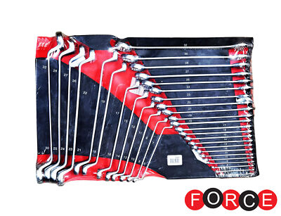 Force 5351 Combination Spanner & 75° Deep Offset Double Ring Wrench ...