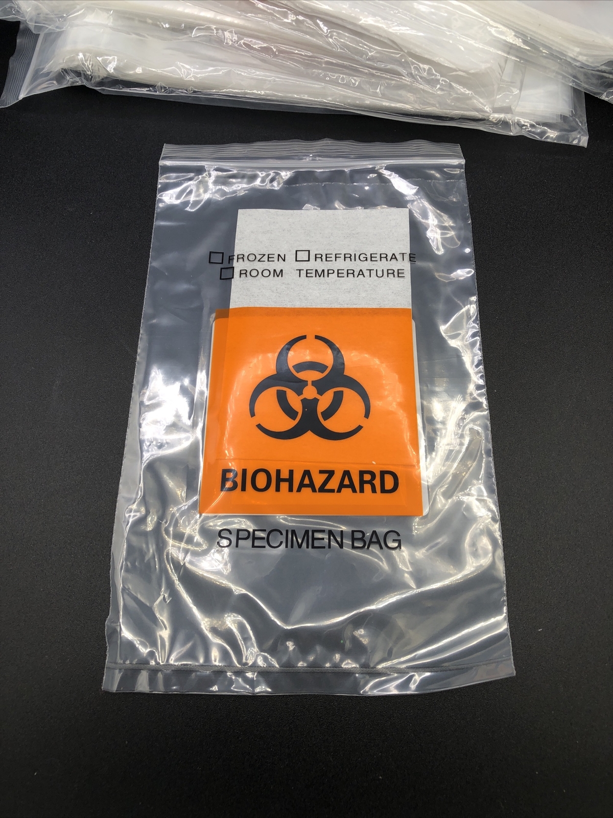 Biohazard Specimen Bags 6" x 9" Zip Lock Biohazard Lab Bags- 100PCS | eBay