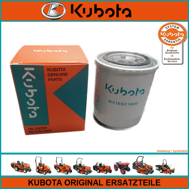 Ölfilter original Kubota W21ESO1600 Oelfilter W21ES01600 D1105 V1505 ...