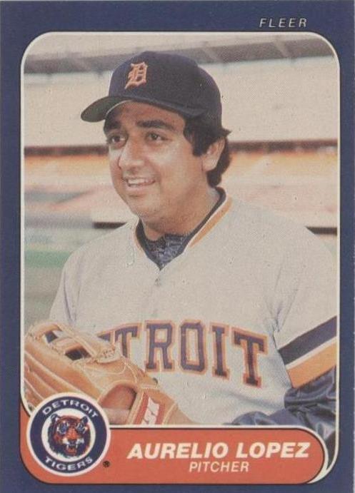 1986 Fleer - Aurelio Lopez #231 for sale online | eBay