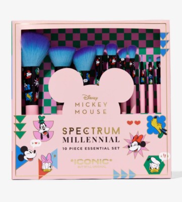 Spectrum Collections Disney MILLENNIAL 10pc Makeup Eye Face Brushes Set ...