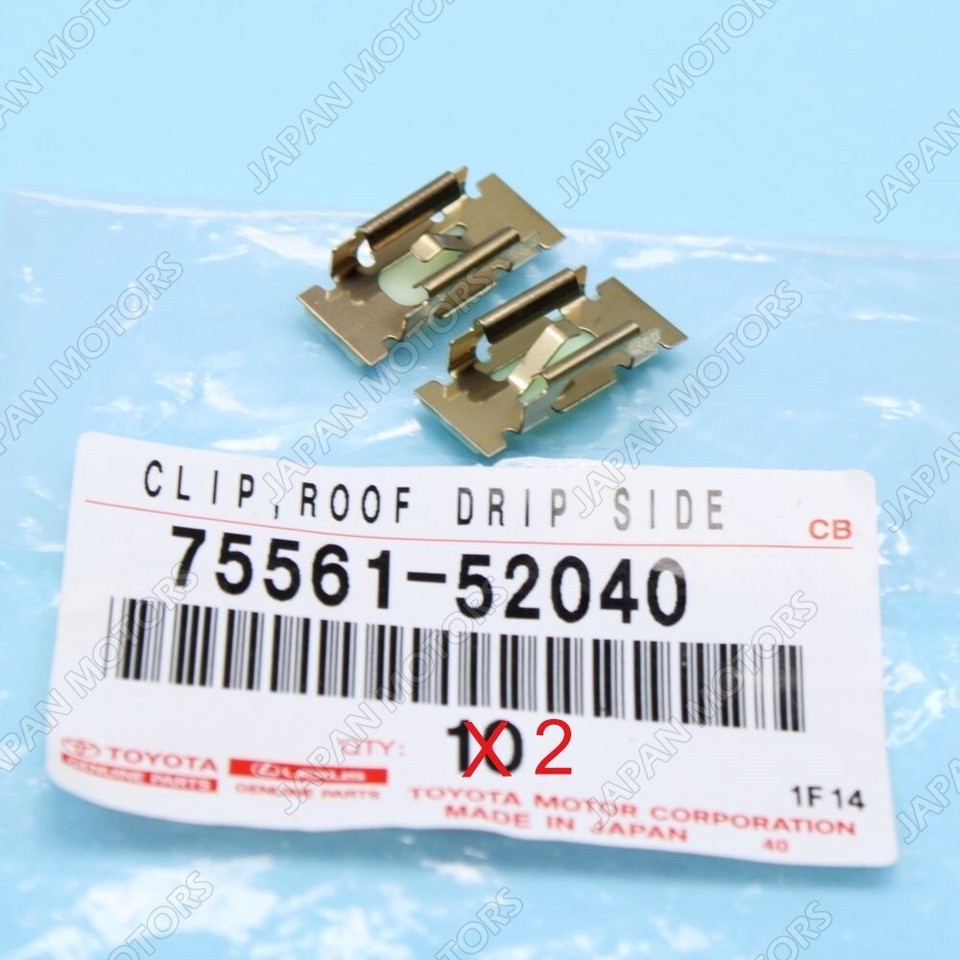 Toyota Lexus Scion Roof Drip Side Finish Molding Clip | 7556152040 ...