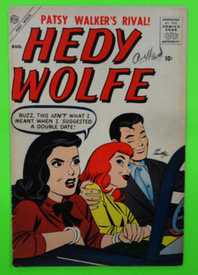 Hedy Wolfe #1 FN 6.0 Atlas Romance Fashion Comics 1957 Patsy Walker | eBay