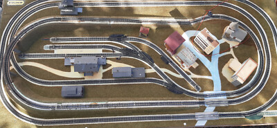 Modelleisenbahnanlage, Minitrix Fertig-Anlage, Toporama 7020, Spur N ...