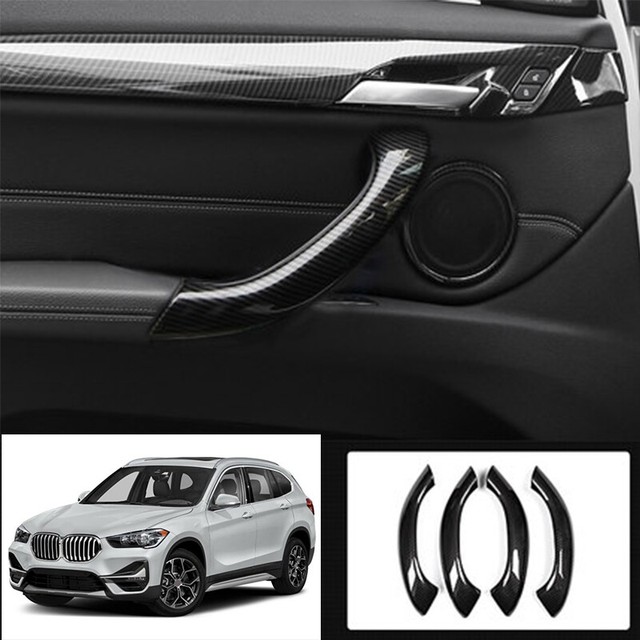 For BMW X1 2016-2020 carbon fiber Decorative strip for inner door ...