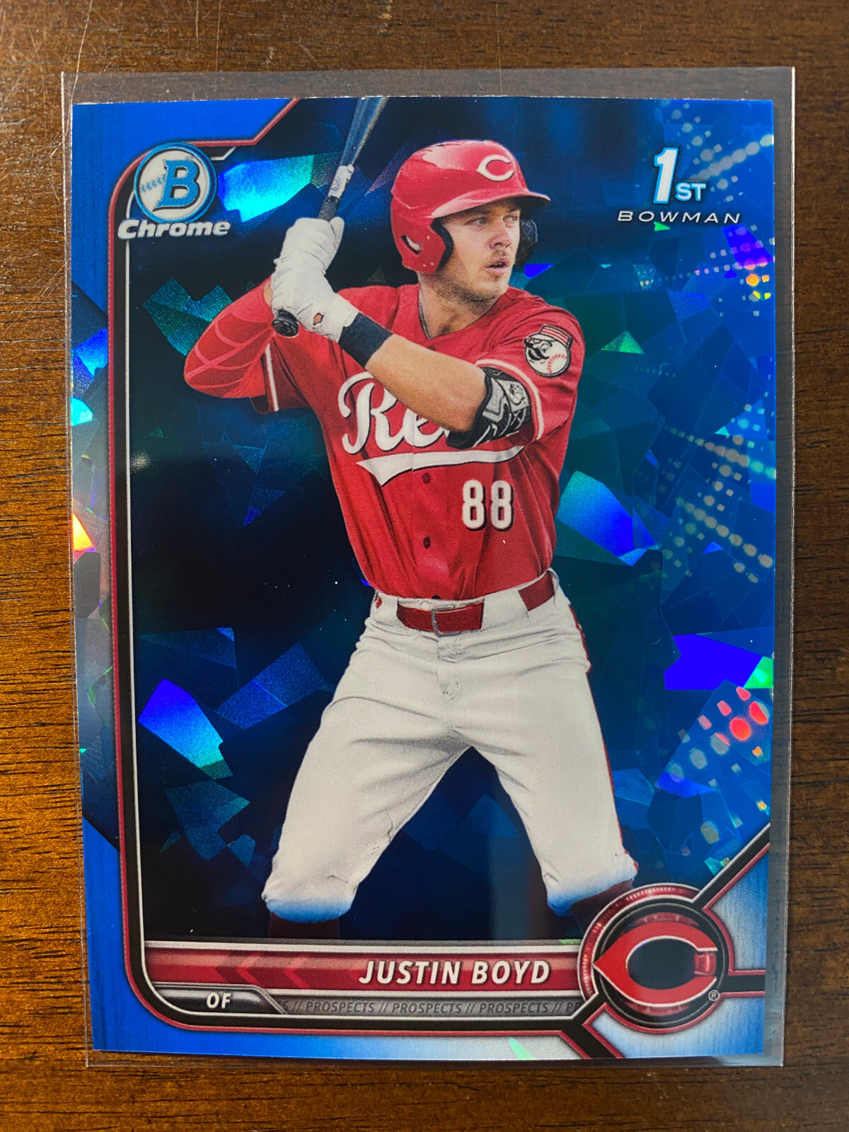 2022 Bowman Draft Sapphire Justin Boyd #BDC-13 1st Prospect Cincinnati ...