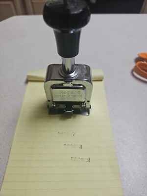 Numbering Machines - Six Wheels