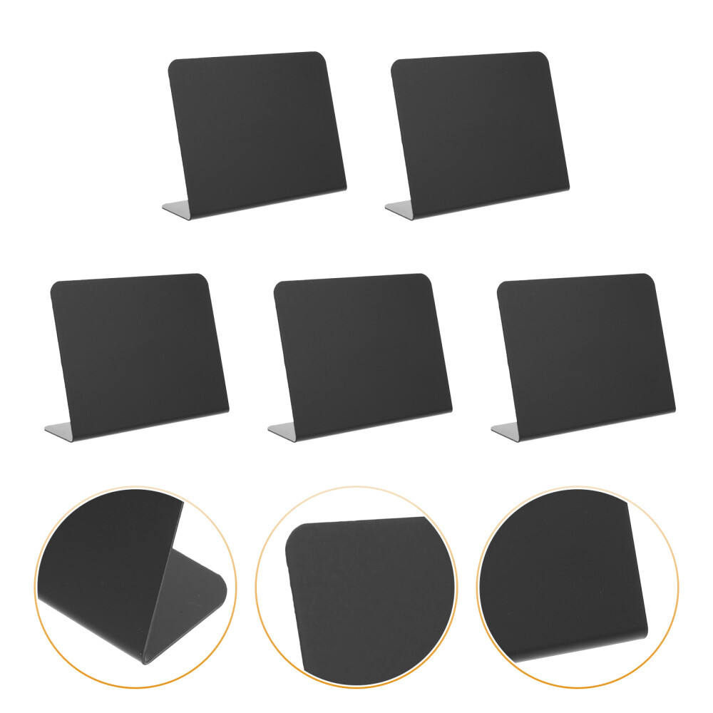 5 Pcs Small Chalkboard Signs With Stand Blackboard Signage Memorandum ...