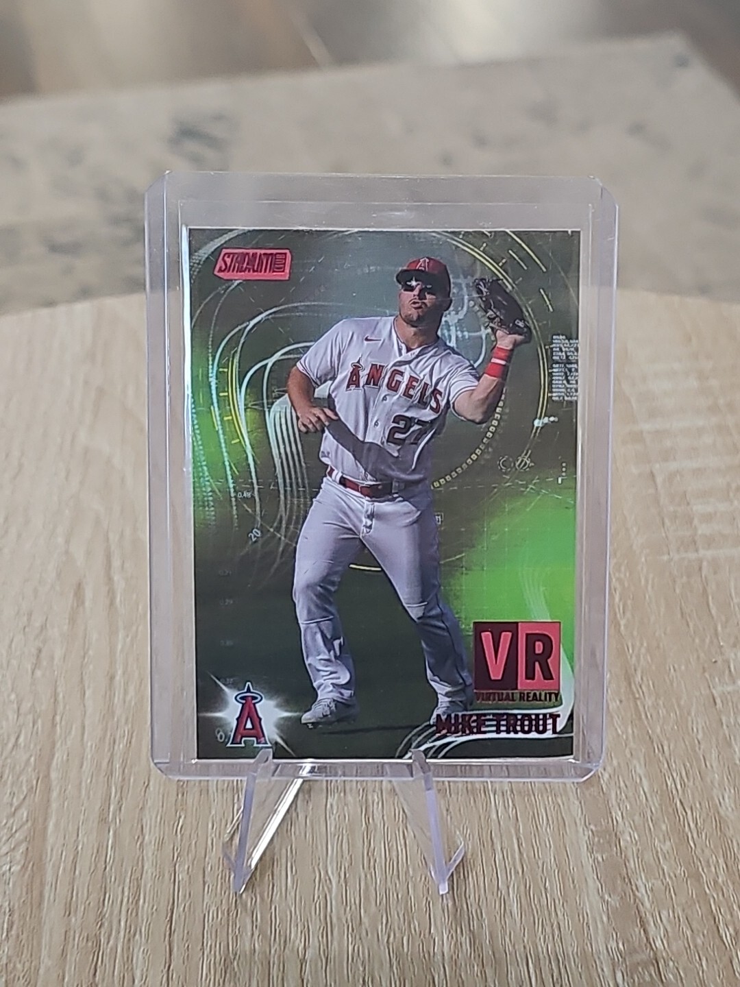 2021 Topps Stadium Club - Virtual Reality Mike Trout #VR-6 Red for sale ...