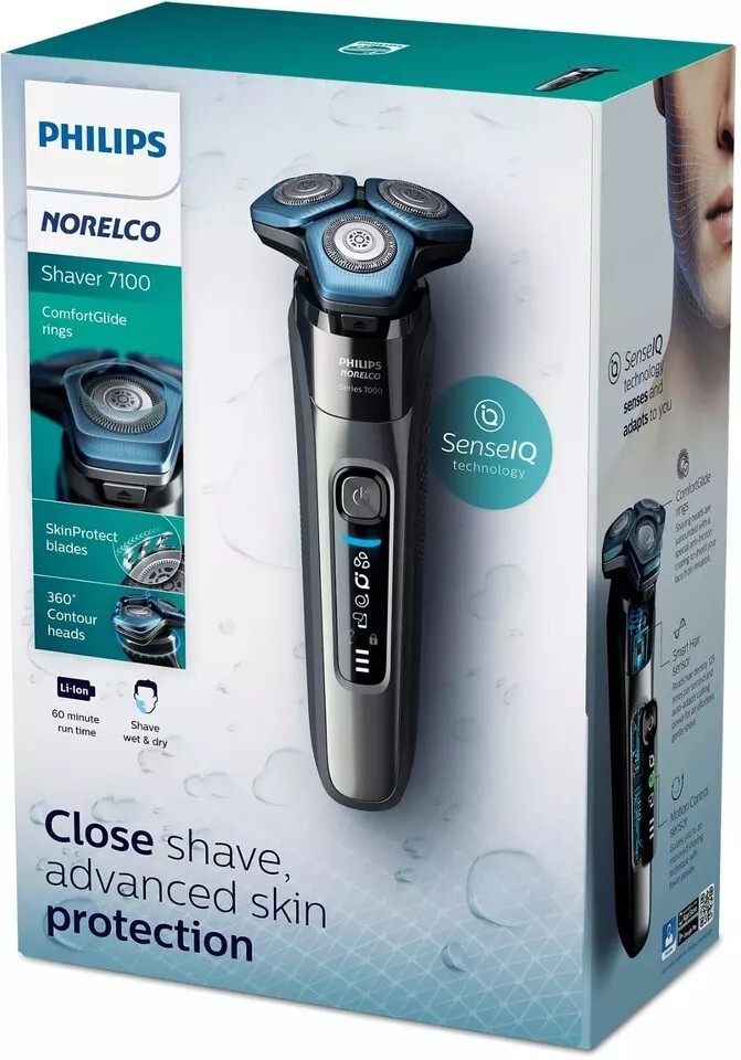 Philips Norelco Wet/Dry Electric Shaver Series 7000 S7788/82 in Box ...