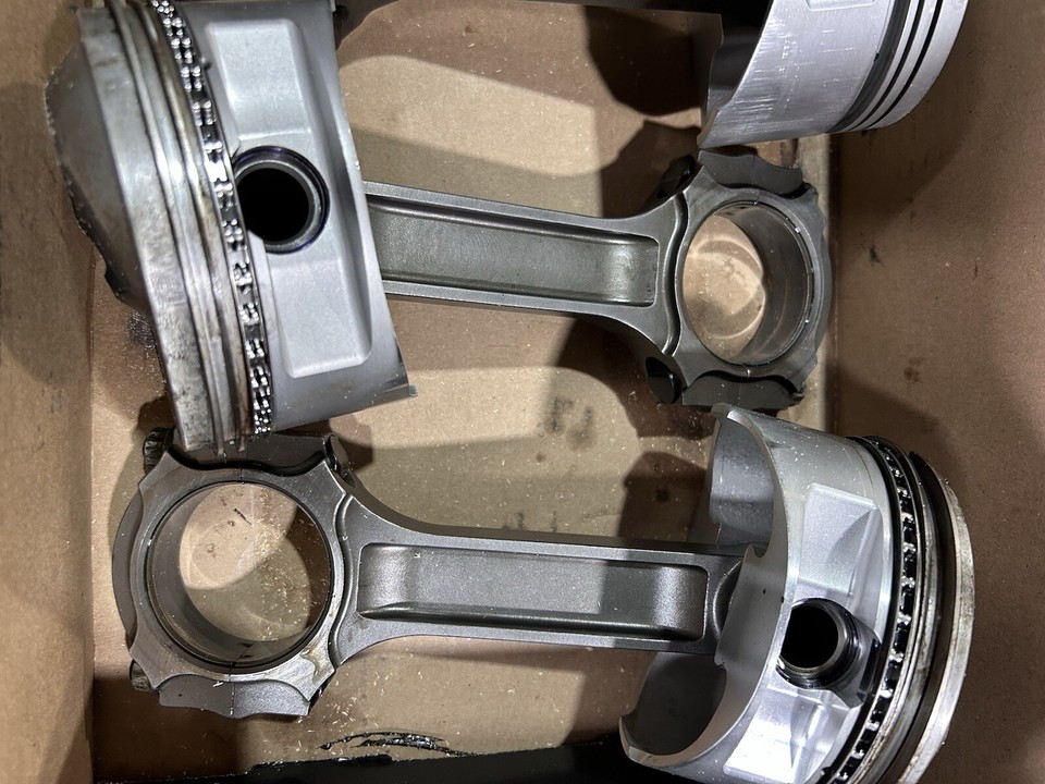 BBC Big Block Chevy 588 Tall Deck Piston And Rods JE 755 I Beam Rods ...