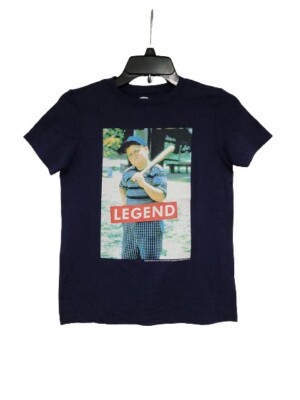 New The SANDLOT Ham Porter Legend Kids Size Medium Navy Blue Cotton ...