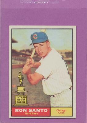 1961 Topps Ron Santo #35 RC HOF Cubs Rookie Card NM+ | eBay