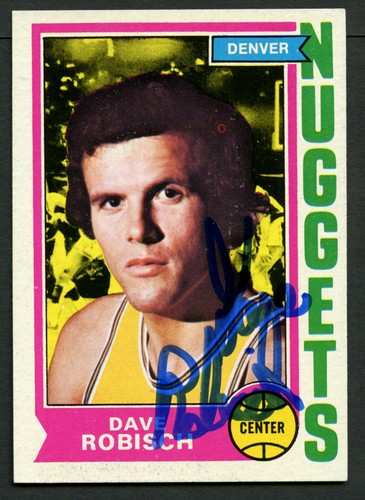Dave Robisch #183 signed autograph auto 1974-75 Topps Basketball ...