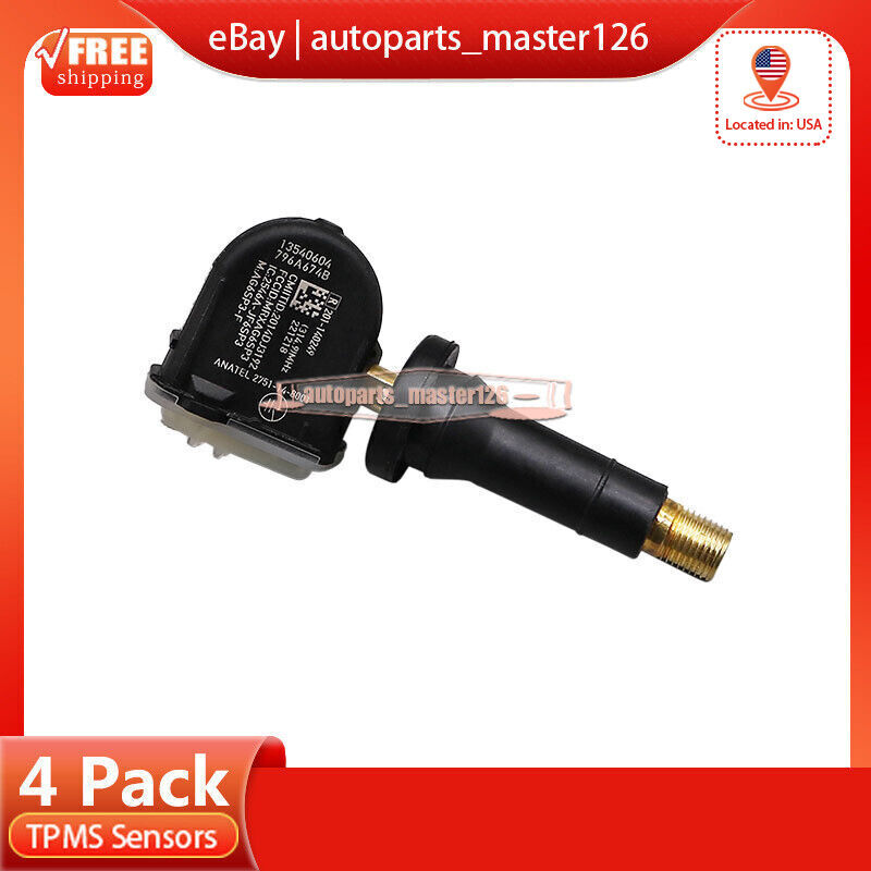 SET 4 TPMS Tire Pressure Monitoring Sensors 13540604 For Chevy GMC ...