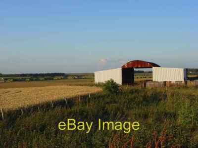 Photo 6x4 Barn near Stonehenge Rollestone Camp Adjacent to a water ...