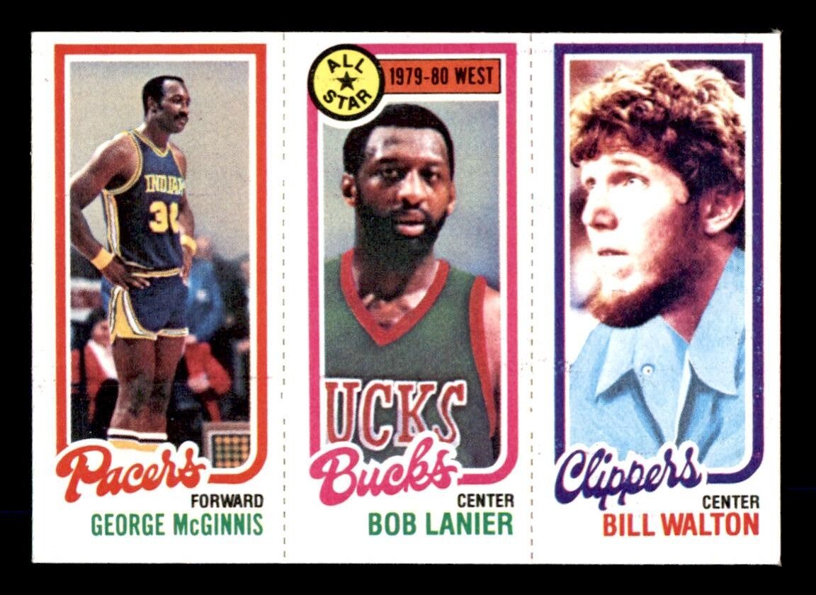 1980 Topps Basketball #105 McGinnis Lanier Walton EX *e9 | eBay