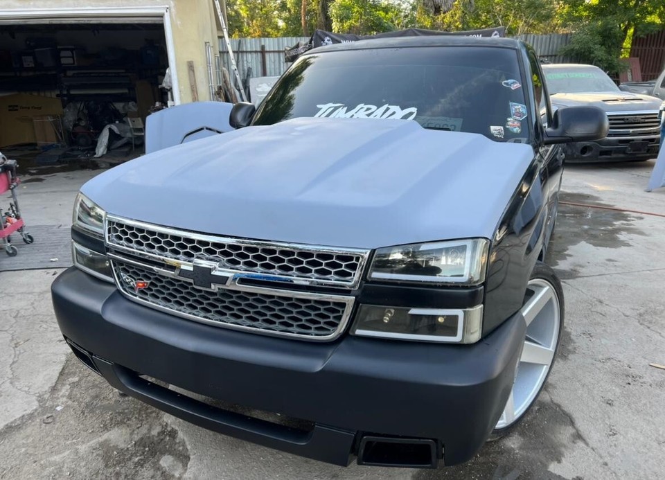 03 06 04 05 Chevrolet Silverado SS Body Kit Cladding & Rear Bumper ...