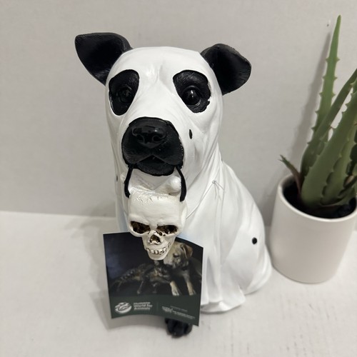 Humane Society Black Lab Puppy Dog Costume Figurine Statue New | eBay