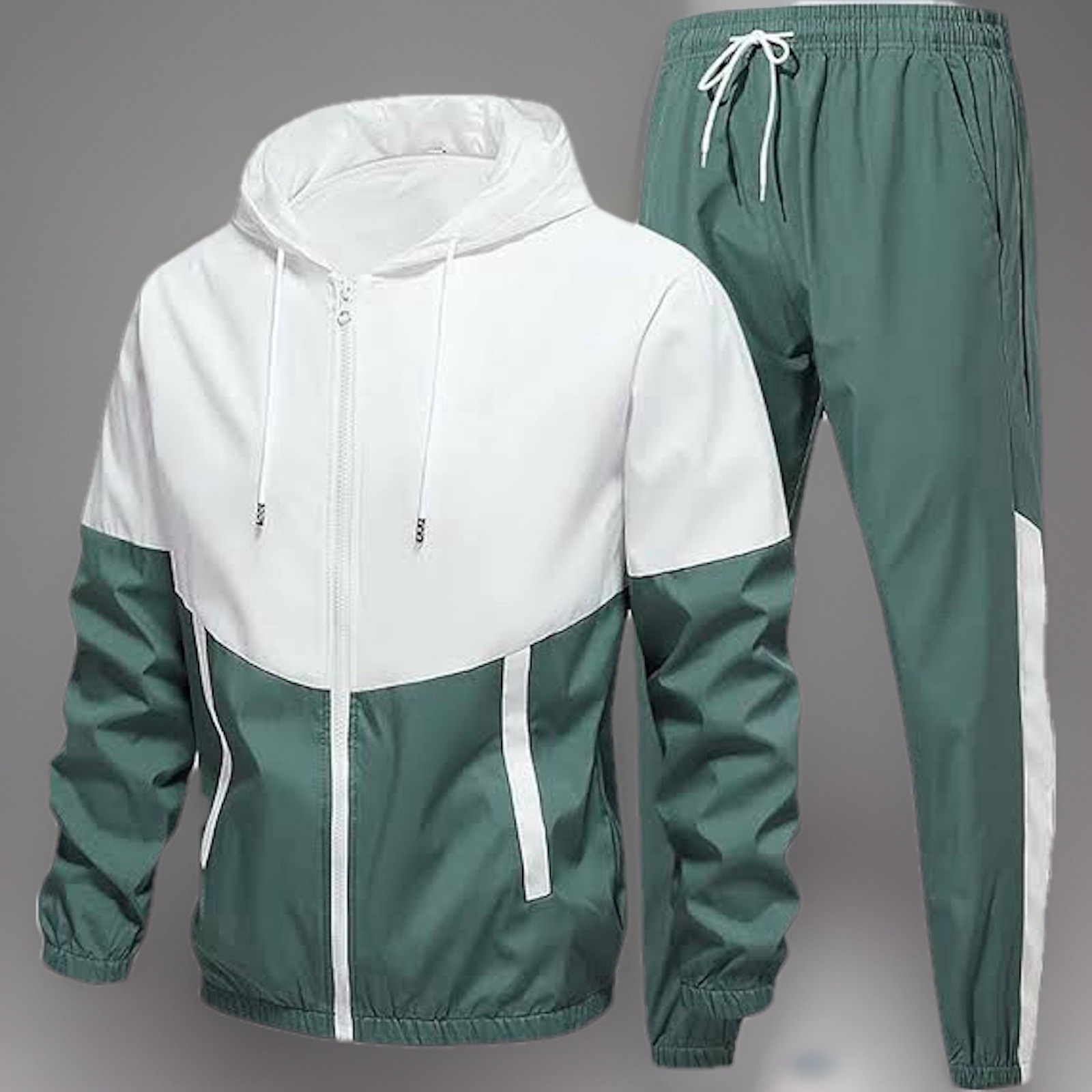 Men's Tracksuit Full Set 100% Polyester With Three Colours | eBay