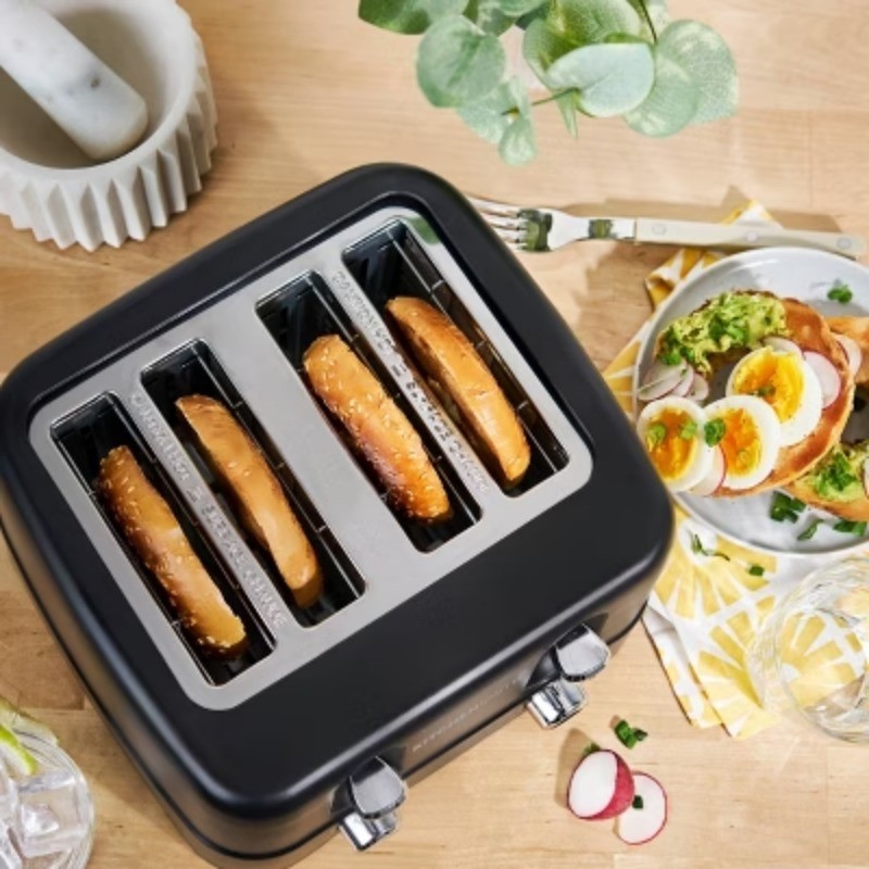 [Quick Completion] KitchenSmith by Bella 4-Slice Toaster, Gray, 1480W, 1-Year... | eBay