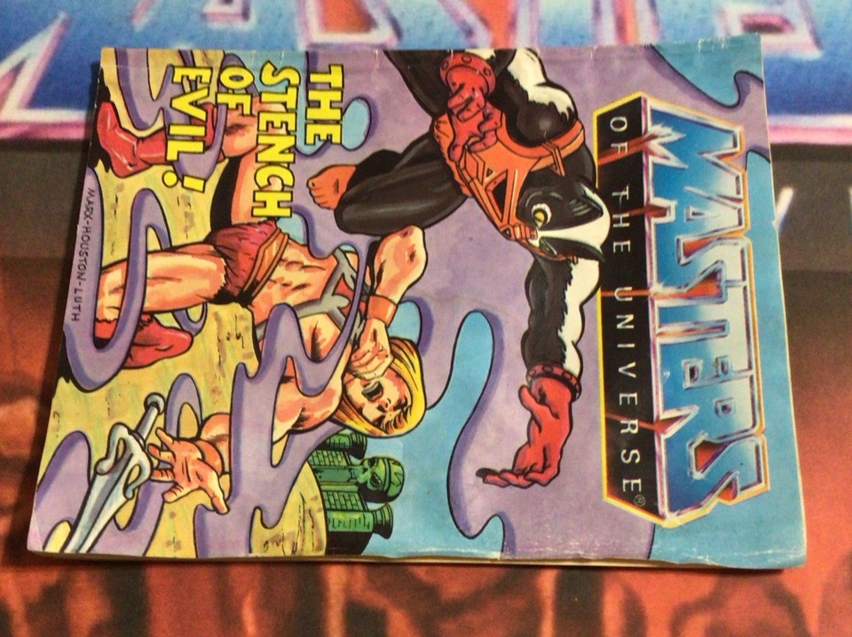 THE STENCH OF EVIL MOTU 1984 Vintage Mini Comic Insert Mattel B8 980Y ...