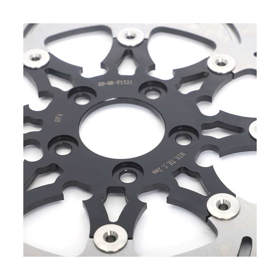 TOFR 11.8" Floating Front Rear Brake Rotor Discs for Harley Touring ...