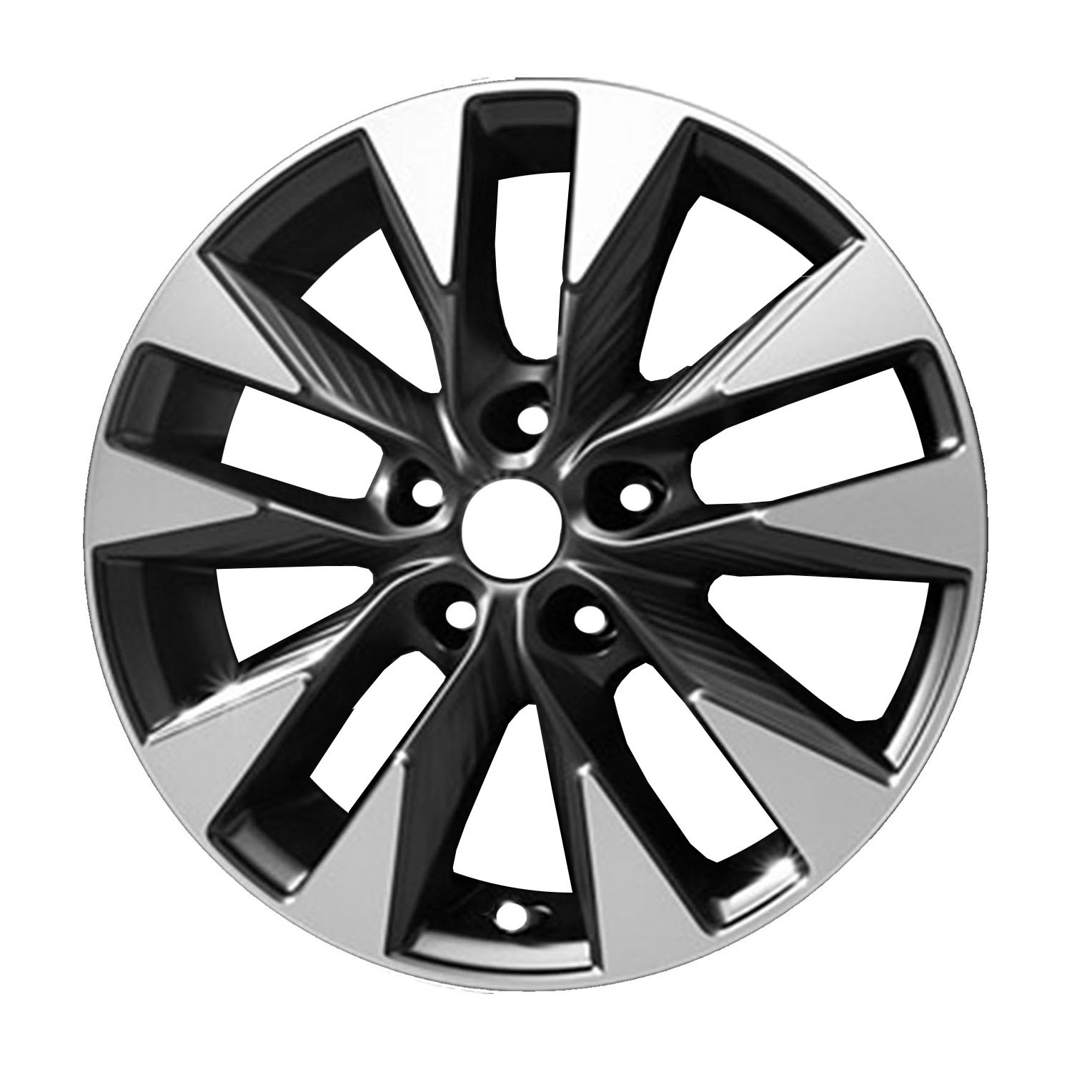 Used Machined Bluish Dark Charcoal Aluminum Wheel 17 x 6.5 403004FU3A ...