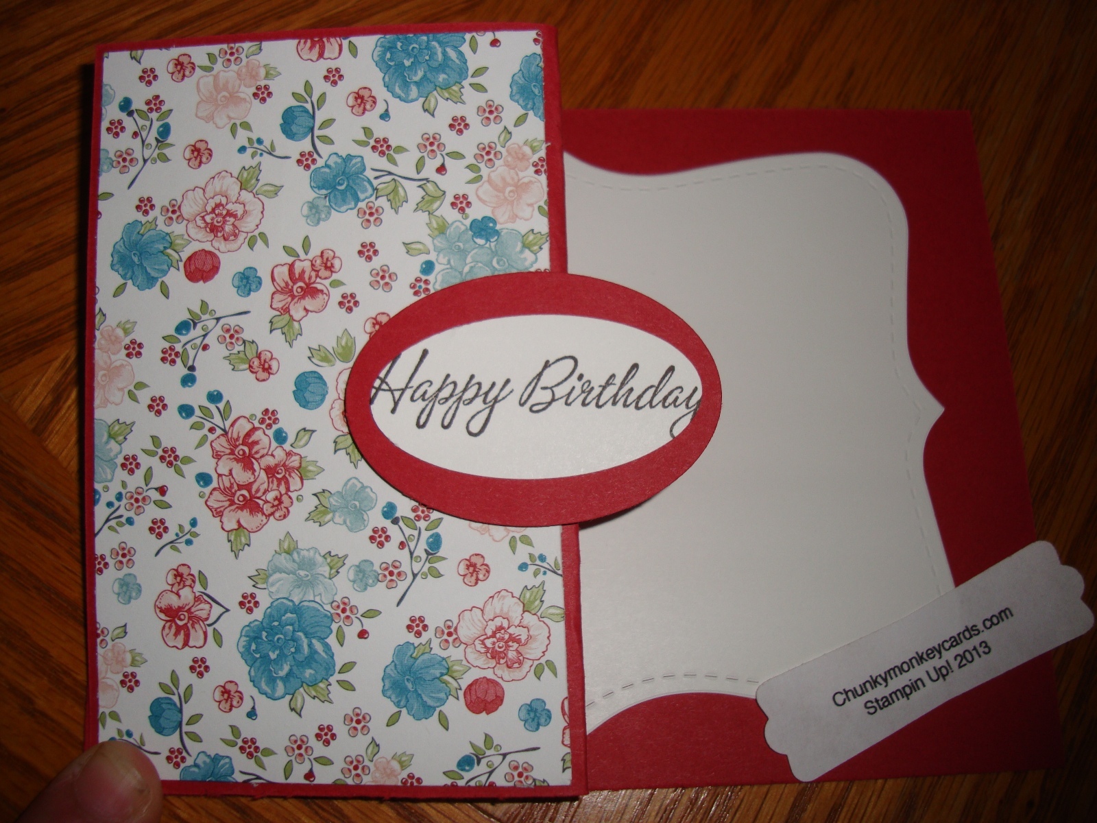 Stampin Up " Happy Birthday" Homemade Greeting Card Twitterpated | eBay