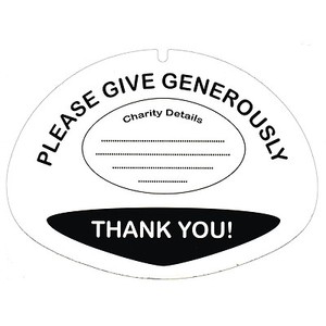 10 Labels for Charity Money Donation Collection Buckets - Fundraising ...