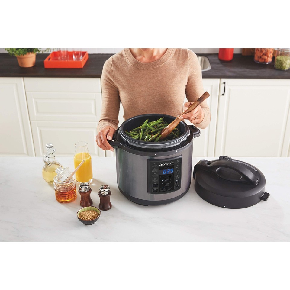 Crock-Pot 6-Quart Multi-Use Express Crock Programmable Slow Cooker and ...
