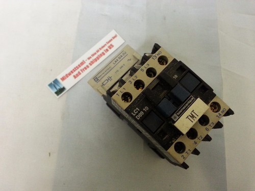 TELEMECANIQUE LC1D0910 CONTACTOR + LA4DA2U COIL SUPPRESSOR SHIPS SAME ...