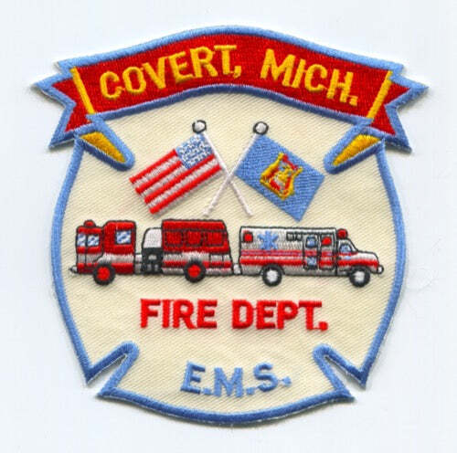 Covert Fire Department EMS Patch Michigan MI | eBay
