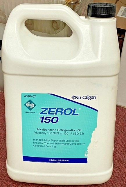 Nu-Calgon Zerol 150 Refrigeration Oil 1 Gallon for sale online | eBay