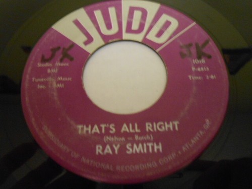 Ray Smith, That's All Right, Judd Record 45 Great Player | eBay