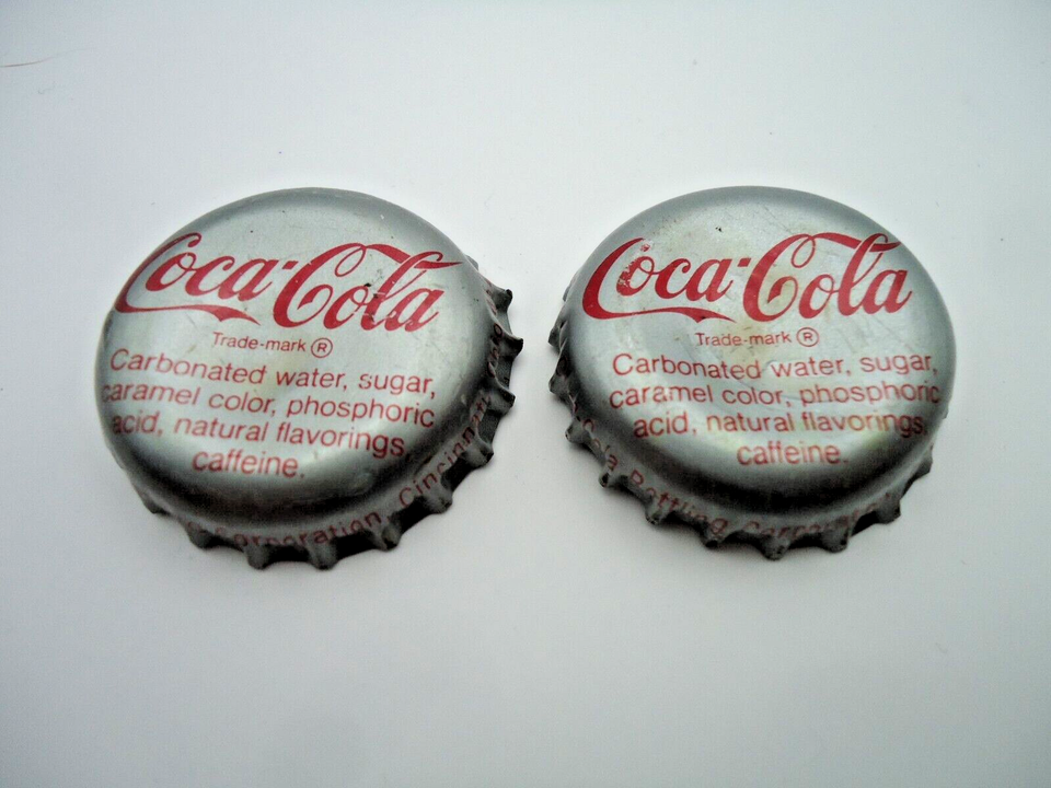 TWO 1971 Coca-Cola NASA Apollo Space Missions Bottle Caps Missions 7 ...
