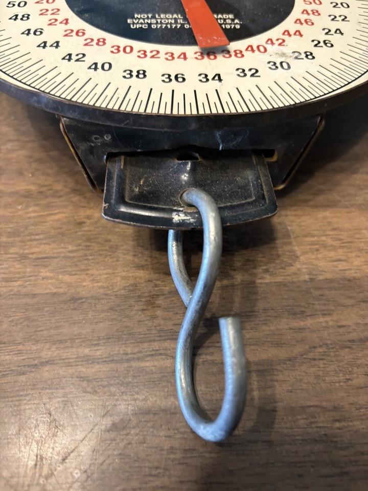 Vintage PELOUZE 70 Pound X1/4 LB Hanging Scale 1979 | eBay