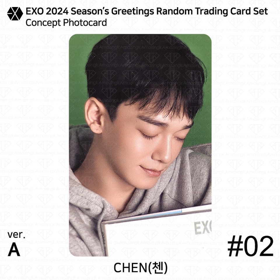 EXO 2024 Season's Greetings Random Trading Card Set Concept Selfie ...